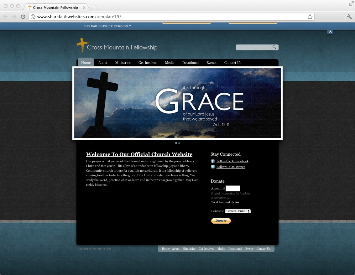 New Church Website Templates Released - Sharefaith Magazine