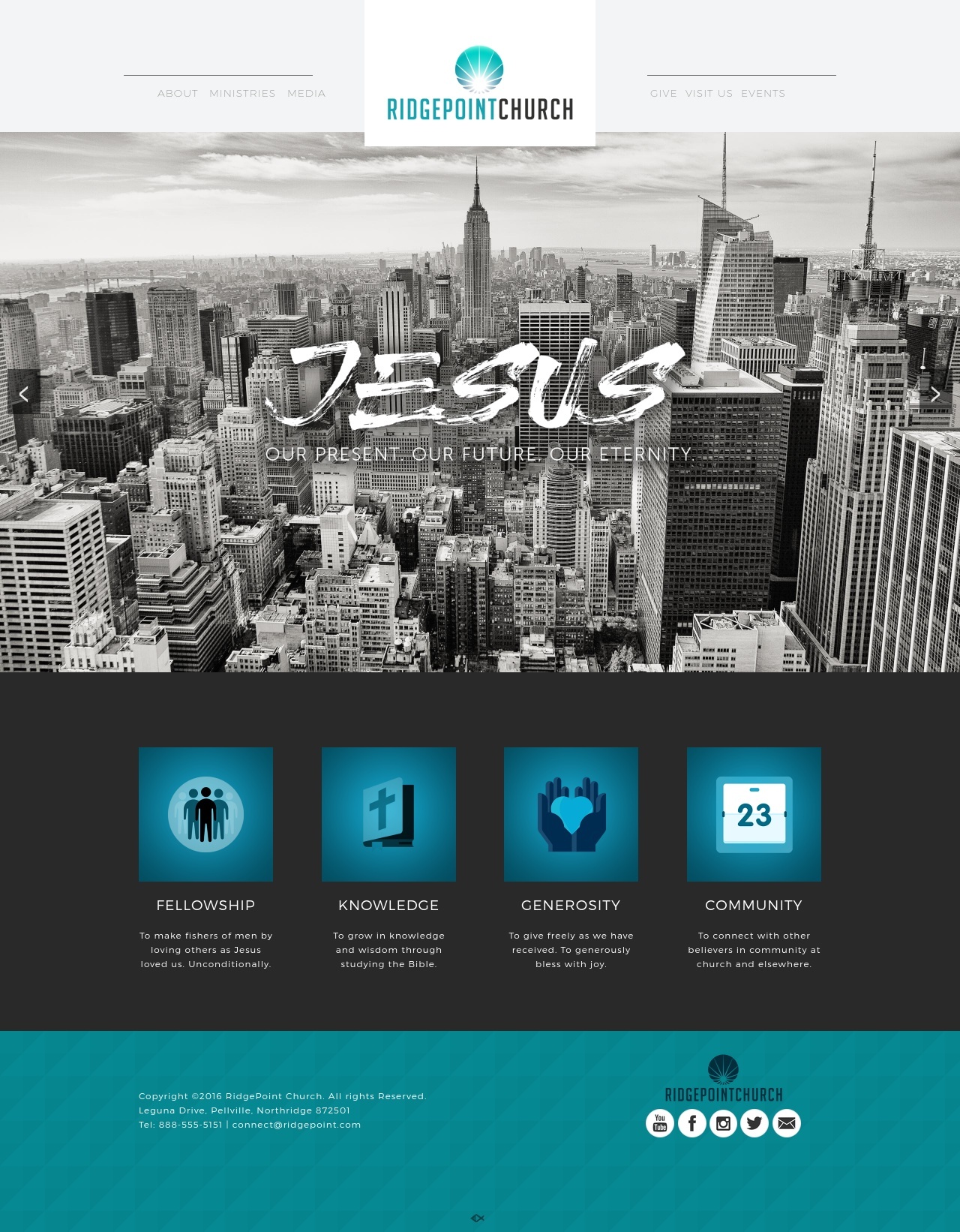 A Top Church Website Template - Elevation Church Theme