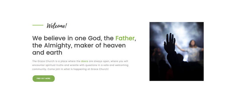 Brand New Outstanding Church Website Template - Sharefaith Magazine