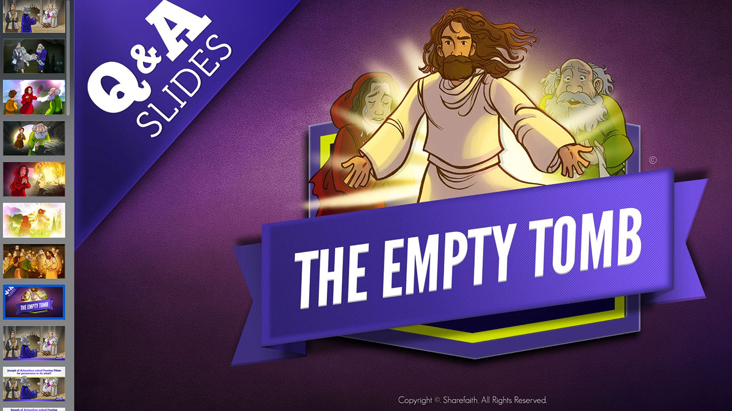 An Inspiring New Lesson, John 20 The Empty Tomb, Just in Time for ...